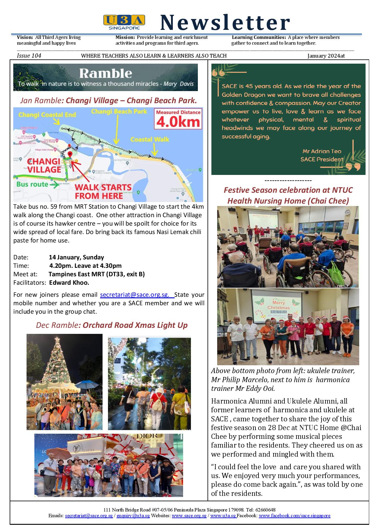 2024 January Newsletter - SACE